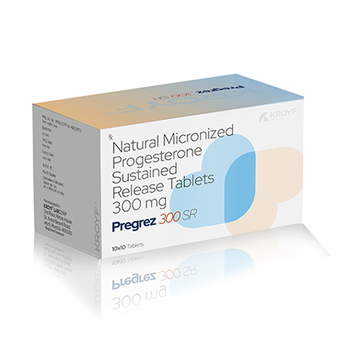 Get Pharma Franchise of Pregrez 300 SR Tablet (Natural Micronised ...